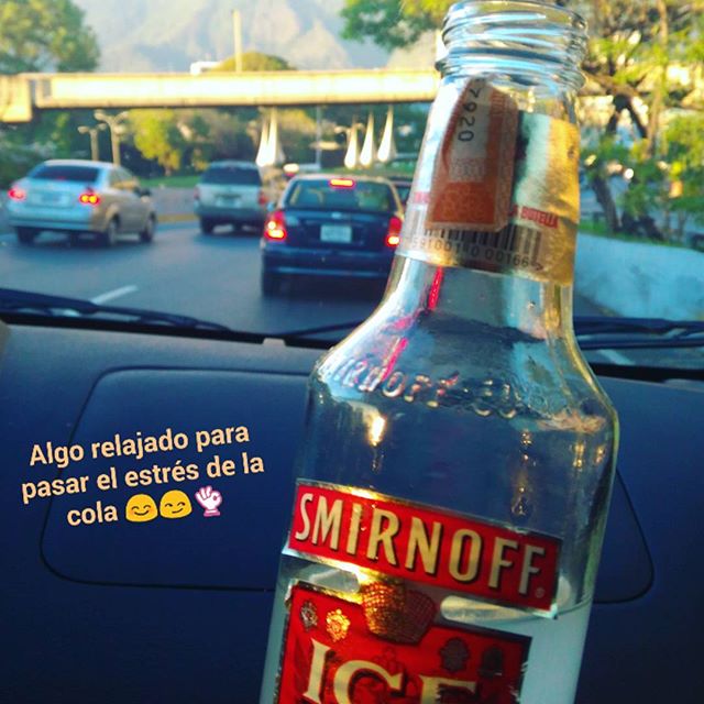 Smirnoff alcohol with concentrated sugar for the driver. – Canceraware