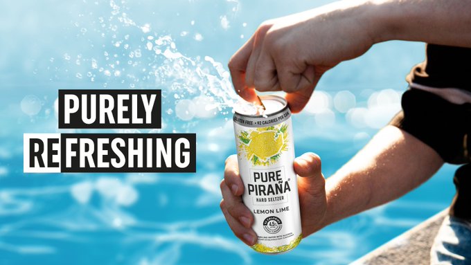 Heineken Pure Pirana – pure alcohol + sparkling water. – Canceraware