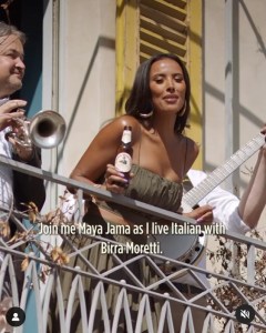 Maya Jama – Birra Moretti alcoholic by Heineken – Canceraware